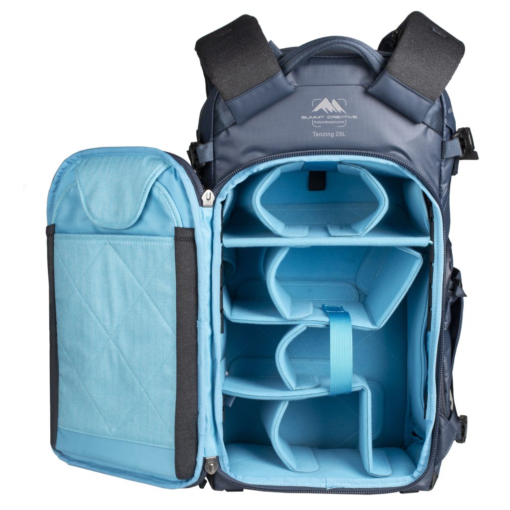 Summit Creative Large Camera Backpack Tenzing 35L (Blue) | Summit ...