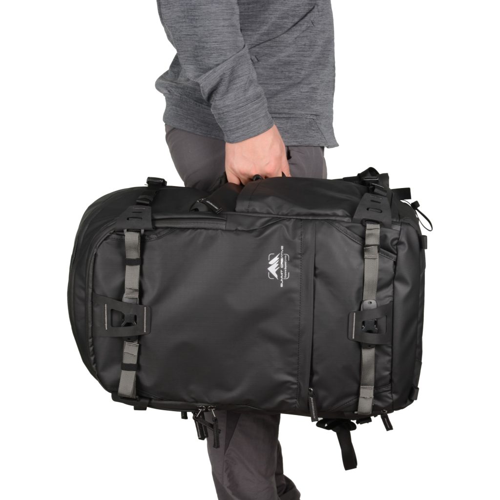 Summit Creative Large Rolltop Camera Backpack Tenzing 40L (Black) | Summit Creative Australia