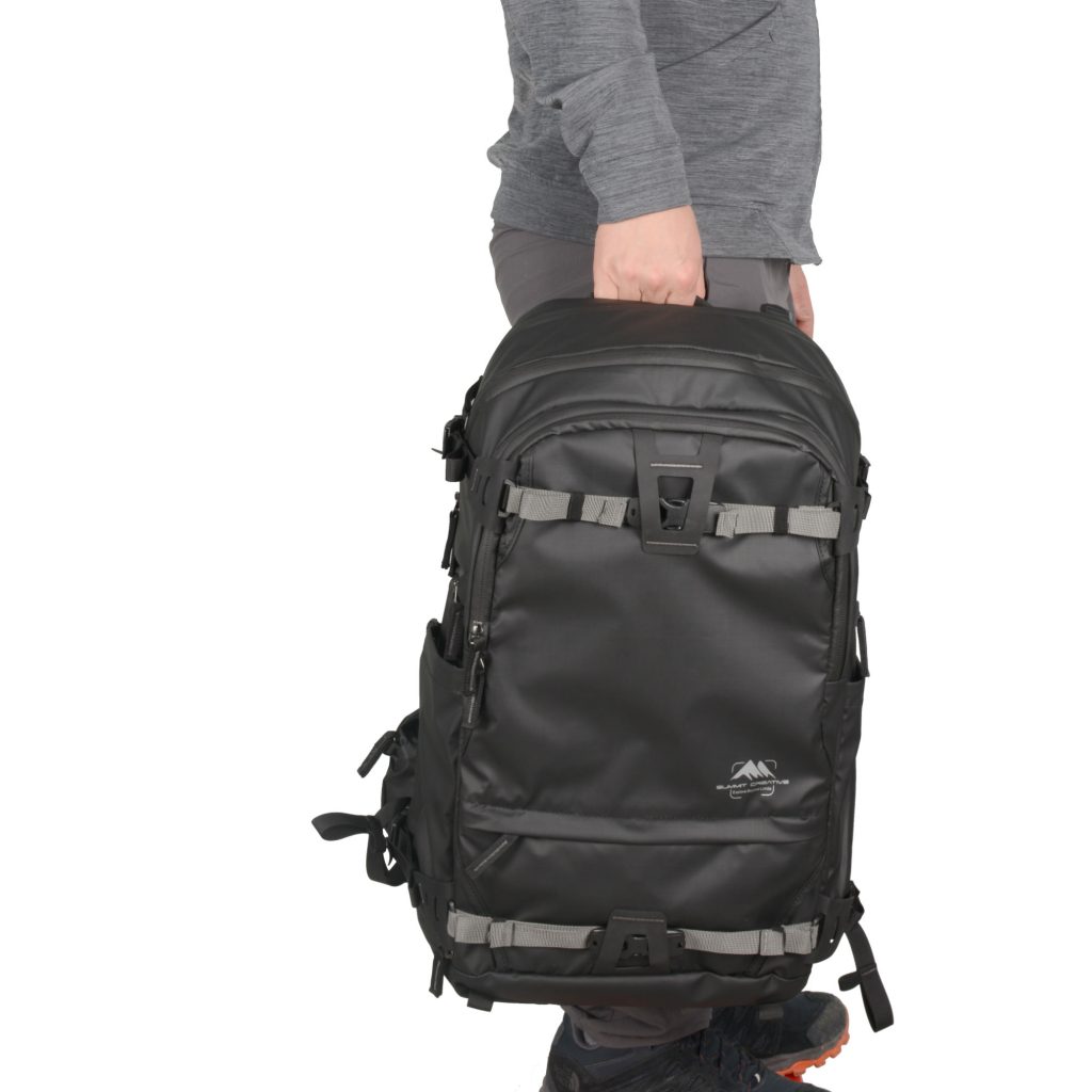 Summit Creative Large Rolltop Camera Backpack Tenzing 40L (Black) | Summit Creative Australia