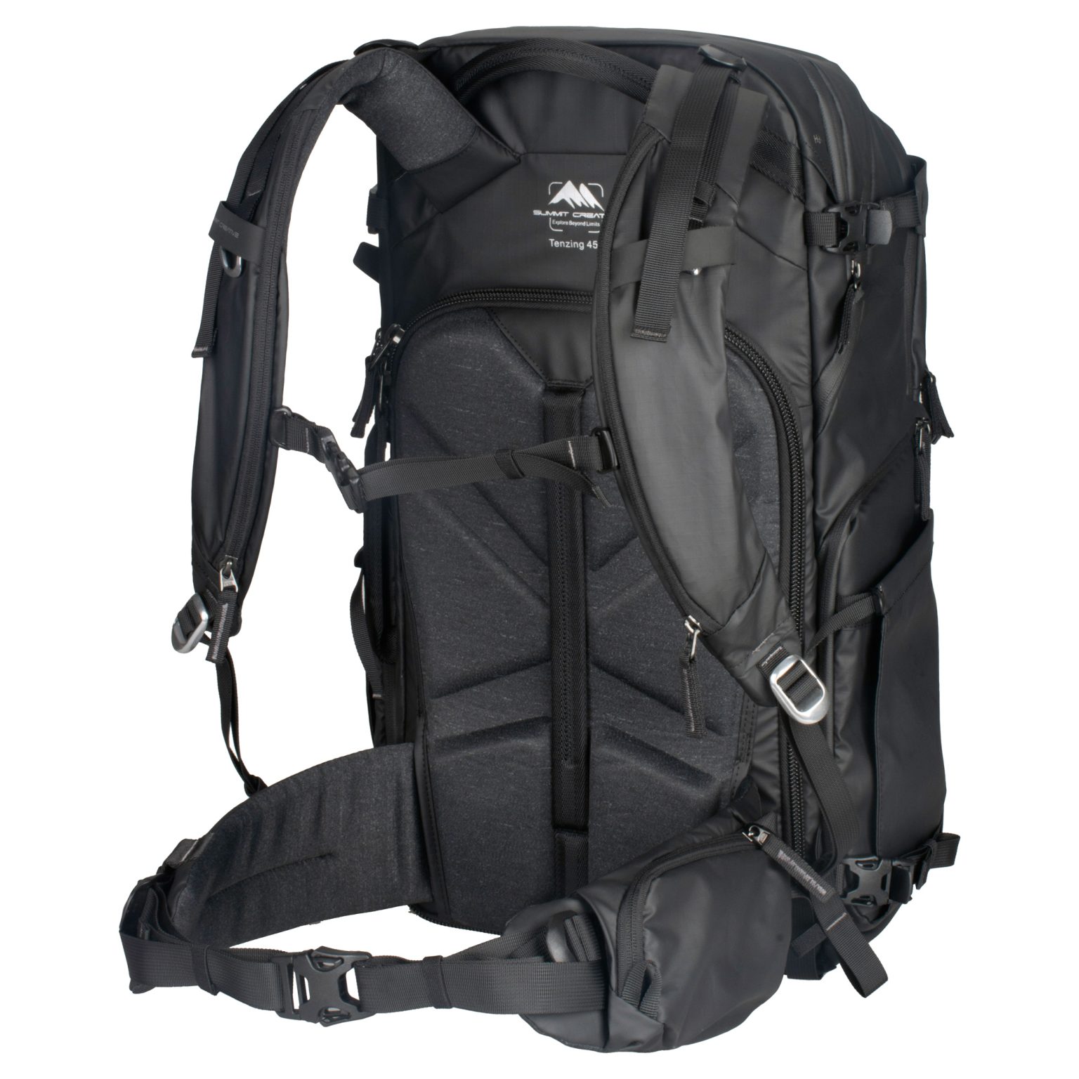 Summit Creative XLarge Camera Backpack Tenzing 45L (Black) | Summit ...