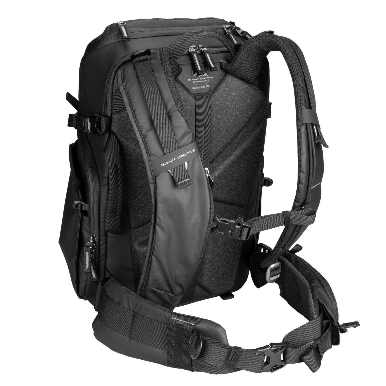 Summit Creative Medium Metropolis 22L Backpack (Black) | Summit Creative Australia
