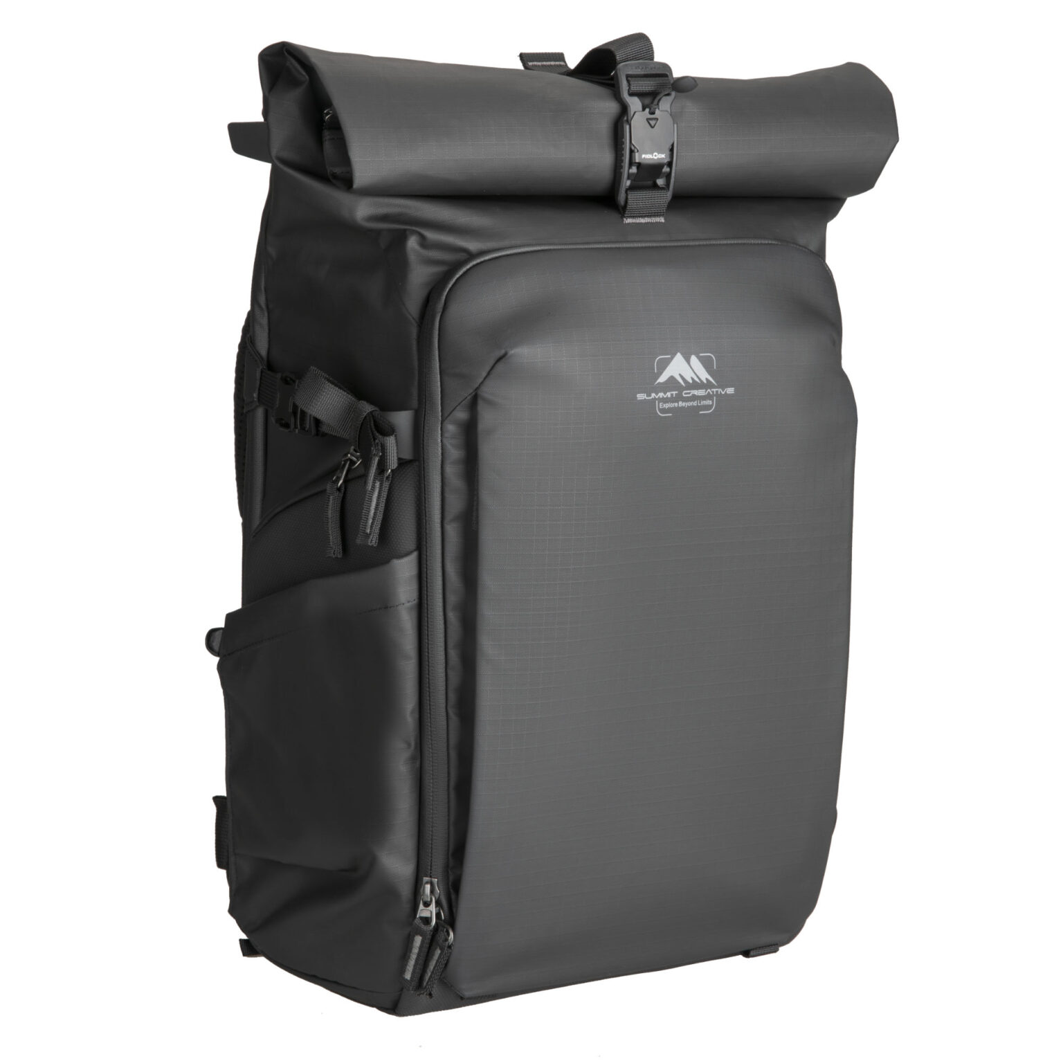 Summit Creative Large Metropolis 32L Roll Top Backpack (Black) | Summit ...